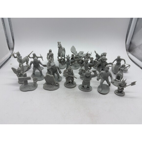 Toys | Scs Direct Monster Action Figure Lot 21 Grey Plastic Miniatures ...